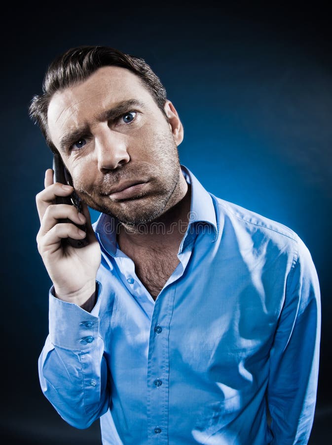 Adult man frown on stock image. Image of anger, unhappy - 142423167