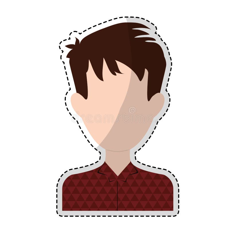 Man portrait icon image stock vector. Illustration of manager - 81874557
