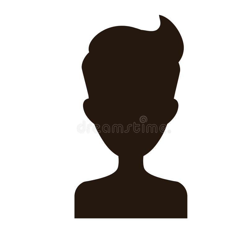 Man portrait icon image stock vector. Illustration of hairstyle - 81874823