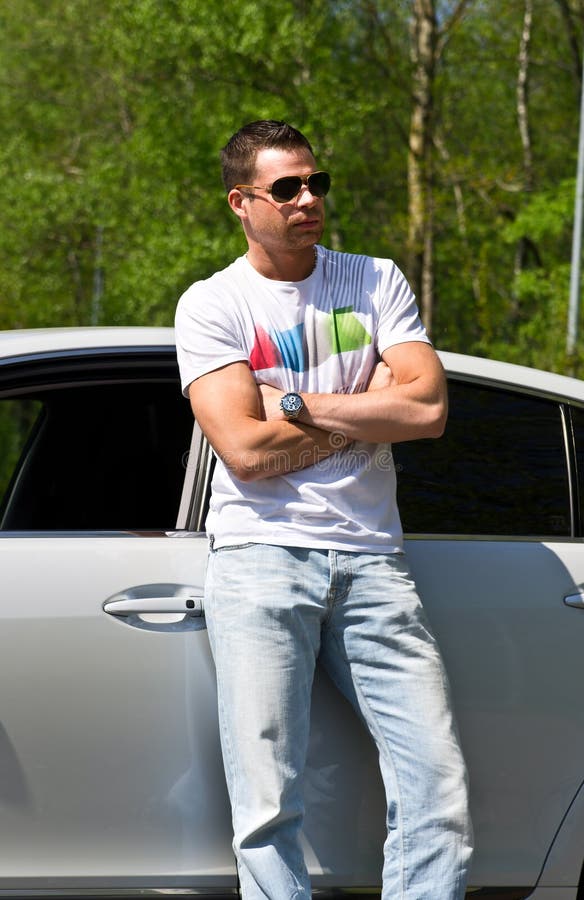 Man filling up a car stock photo. Image of disaster, nozzle - 6218208