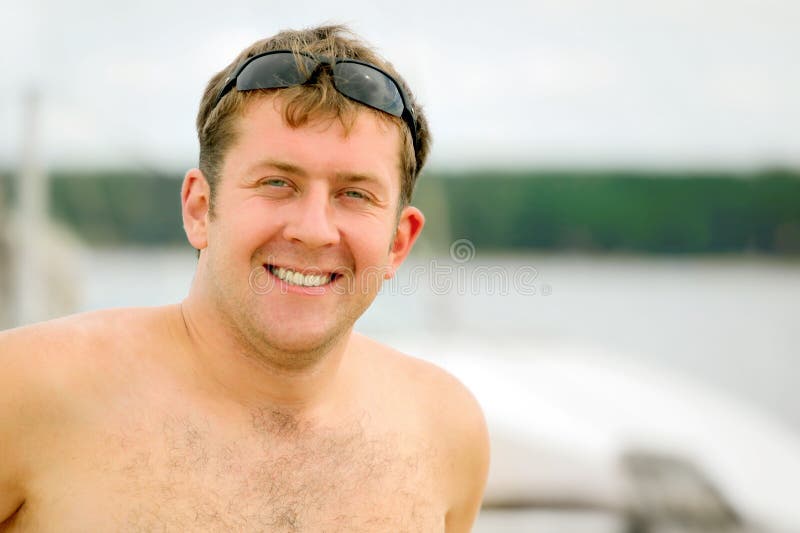 Man portrait outdoor stock photo. Image of portrait, background - 12492398