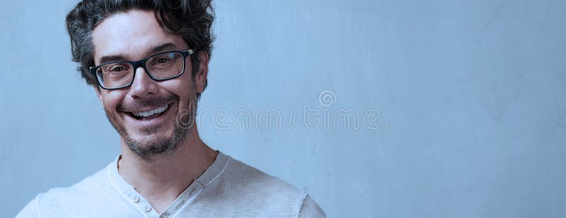 Man portrait stock photo. Image of model, banner, casual - 88793242
