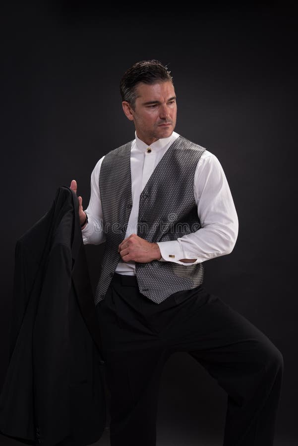 The Man Poses for the Camera Stock Photo - Image of caucasian, handsome ...