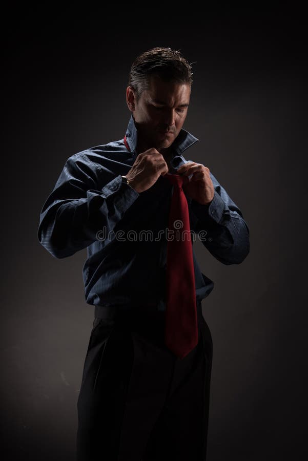 The Man Poses for the Camera Stock Image - Image of handsome, comely ...