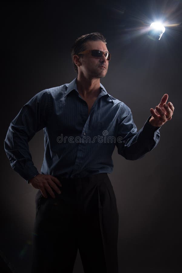 The Man Poses for the Camera Stock Photo - Image of hunk, allure: 131191186