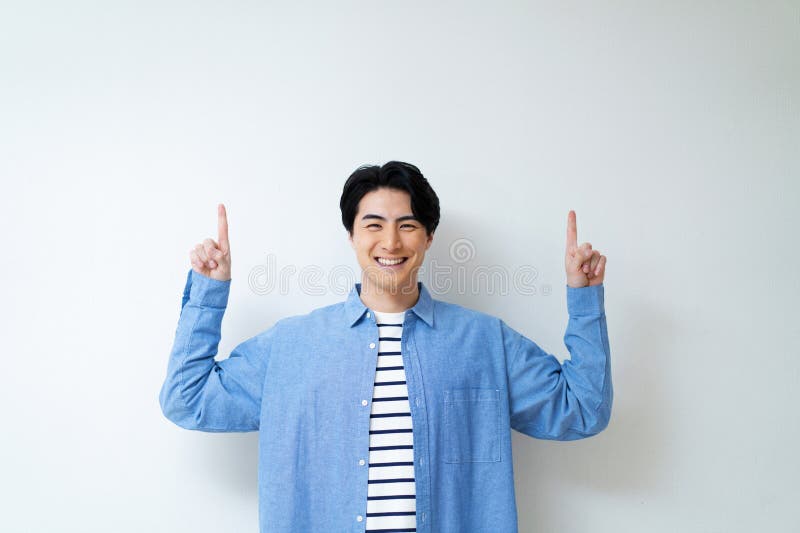Man posing stock photo. Image of happy, pointing, smiling - 283230108