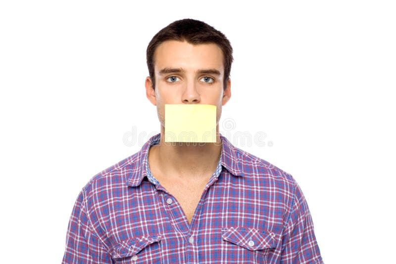Post-its with a paper clip stock image. Image of color - 468549