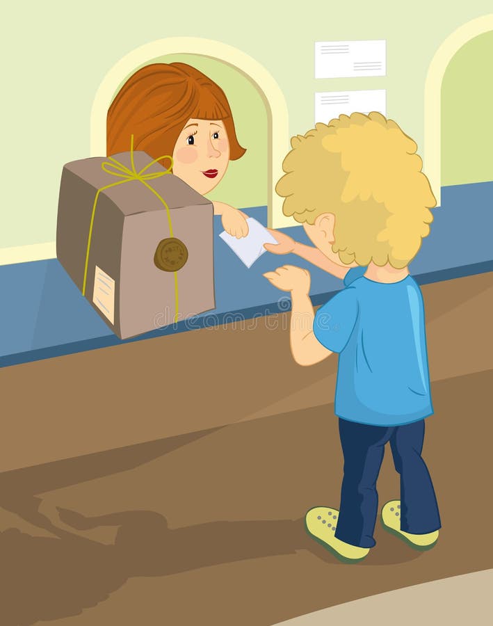 Cartoon Post Office Stock Illustrations – 9,074 Cartoon Post Office ...
