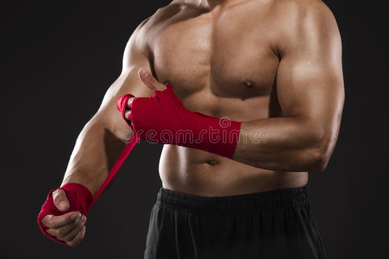 Man practicing body combat stock photo. Image of active - 50552548