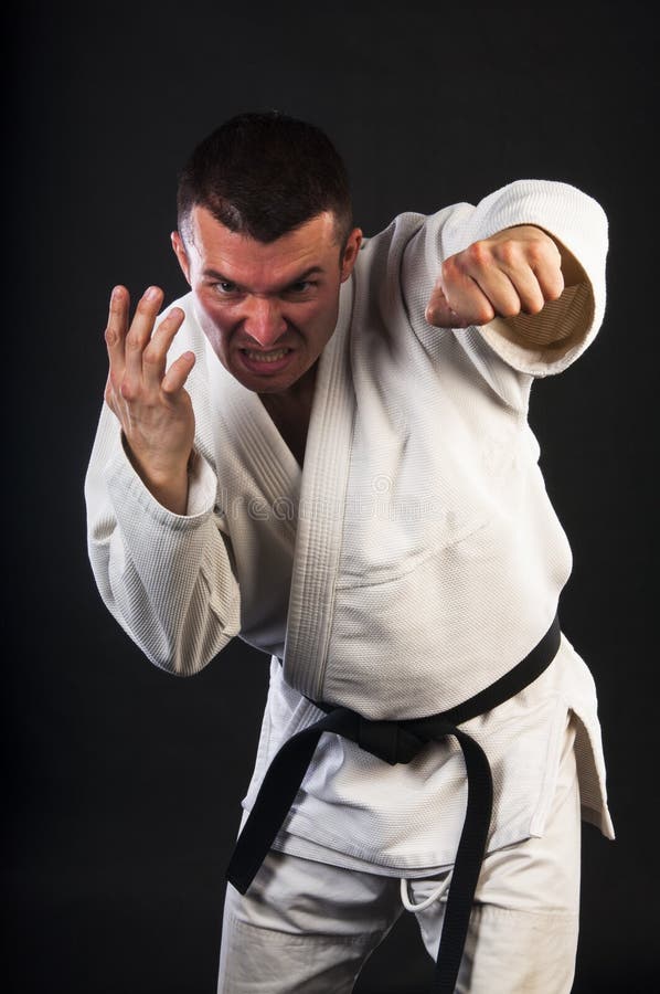 Man Practicing Brazilian Jiu-jitsu (BJJ) Stock Image - Image of action ...