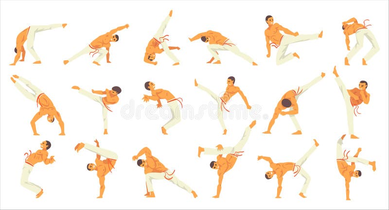 Capoeira Pose Stock Illustrations – 190 Capoeira Pose Stock ...