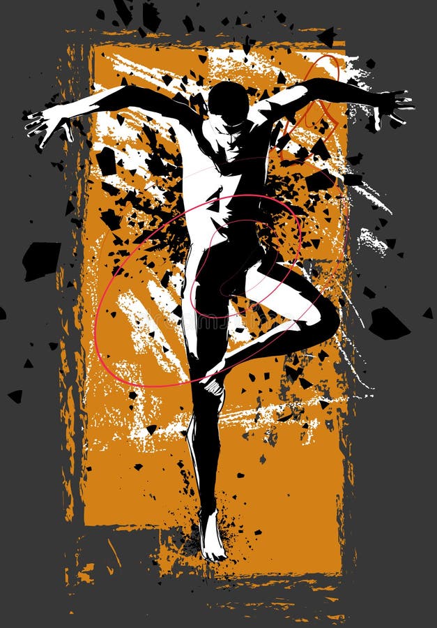 Modern dancing icons stock vector. Illustration of ballet - 38207197