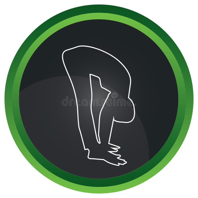 Bend Forward Standing Stock Illustrations – 278 Bend Forward Standing ...