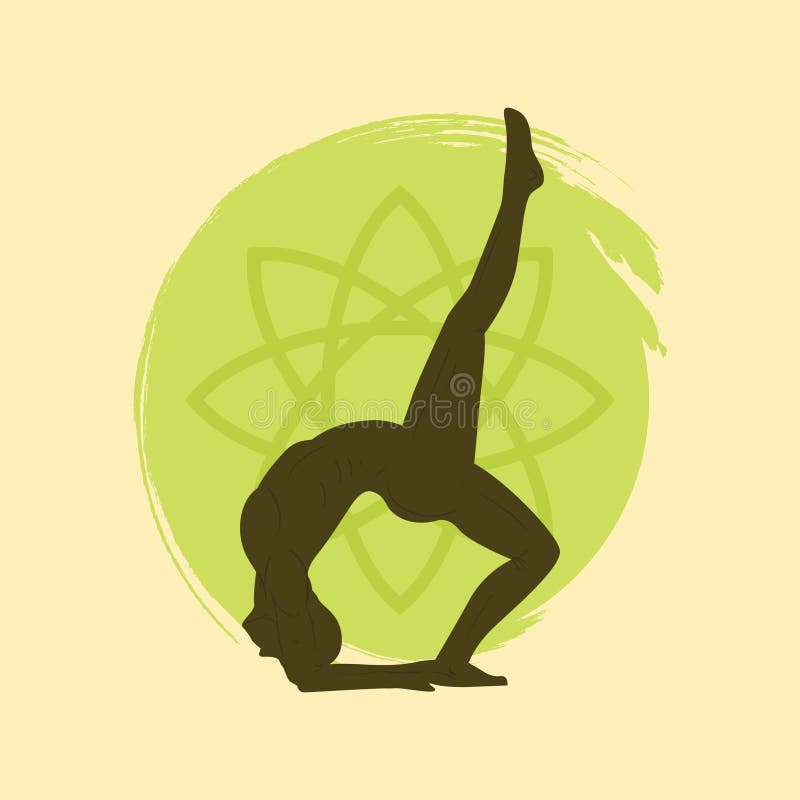 Back Bend Pose Stock Illustrations – 325 Back Bend Pose Stock ...