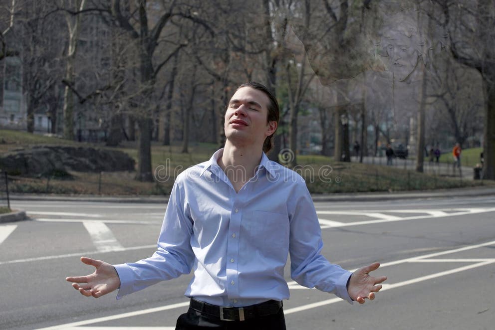 Man in praise 26 stock photo. Image of twenties, praise - 6488928