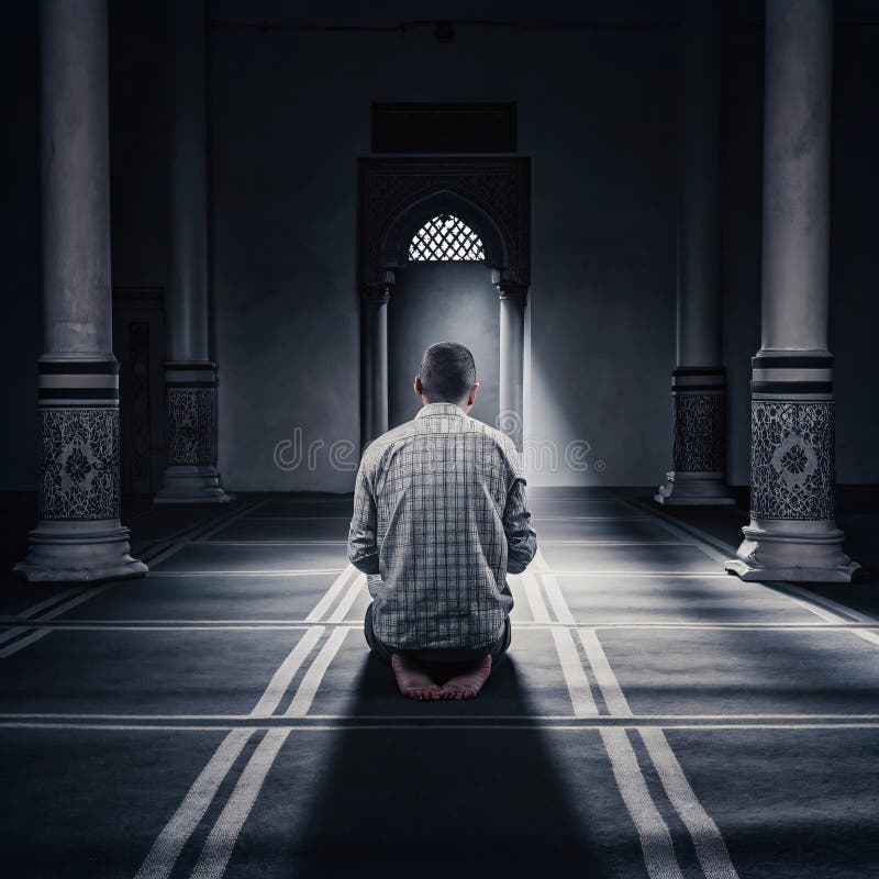 Person Kneeling Back View