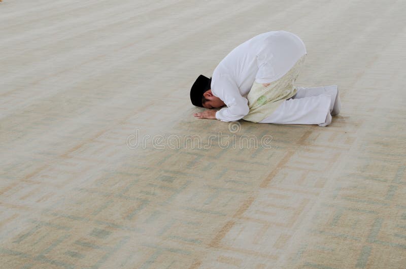 Man praying stock image. Image of bowing, pray, faithfulness - 56242635