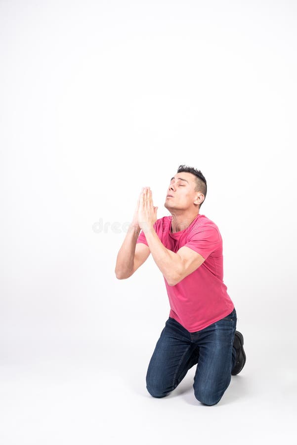 Business man pray stock image. Image of cutout, kneeling - 55935071