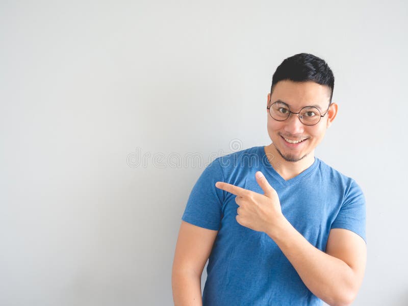 Man present something. stock image. Image of gesture - 86505047