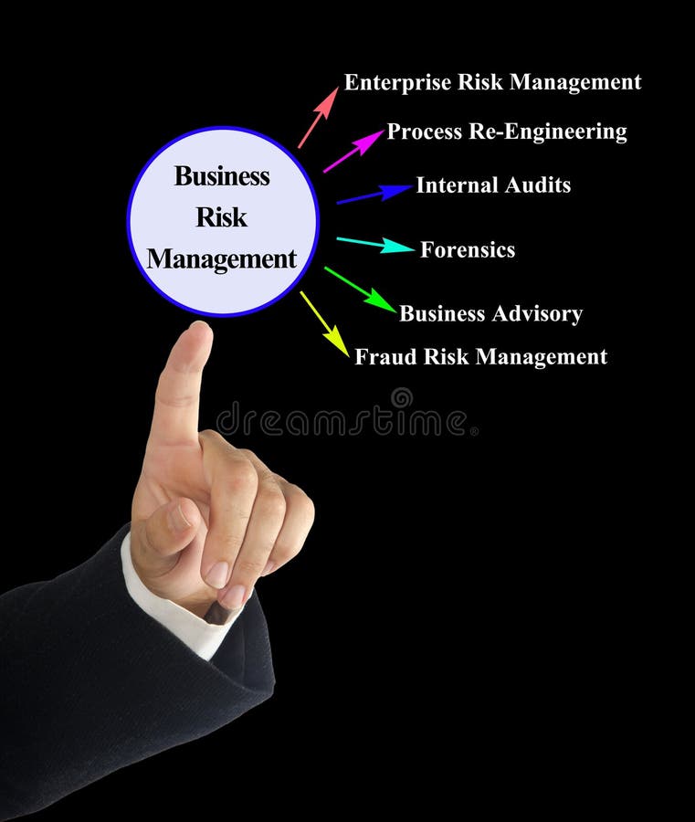 Presenting Business Risk Management Stock Image - Image of forensics ...
