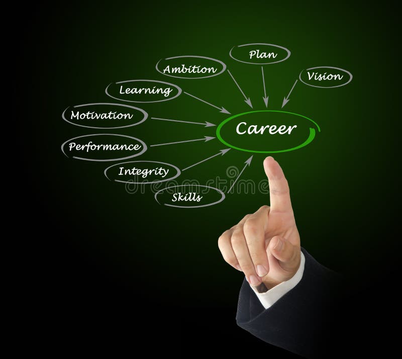 Diagram of Career Development Stock Image - Image of concept ...