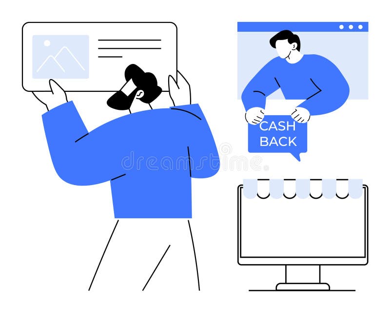 Digital Marketing Presentation with Cash Back Offer and Online ...