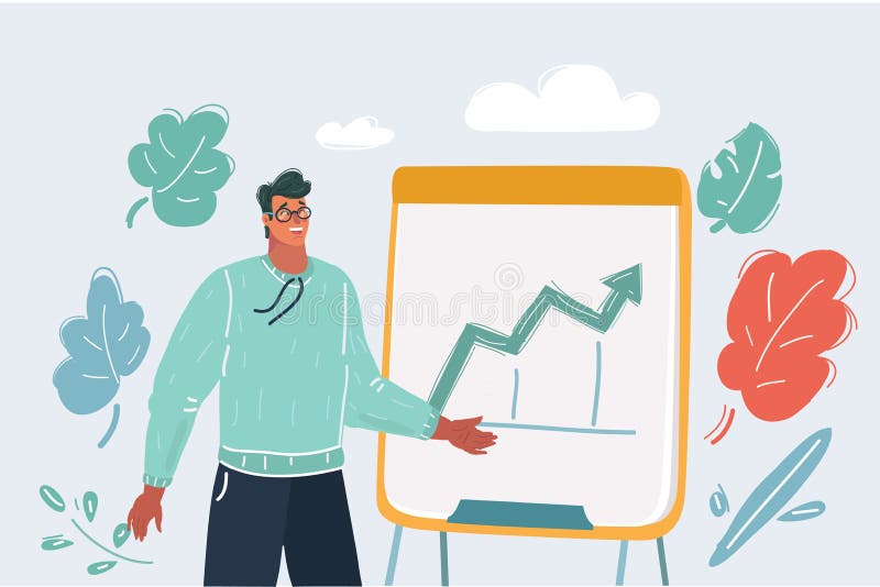 Flip Chart White Man Stock Illustrations – 526 Flip Chart White Man ...