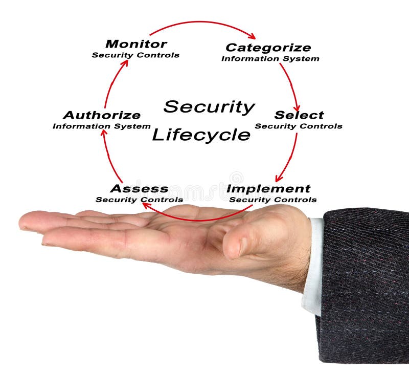 Security Life Cycle stock photo. Image of expert, controls - 117882628