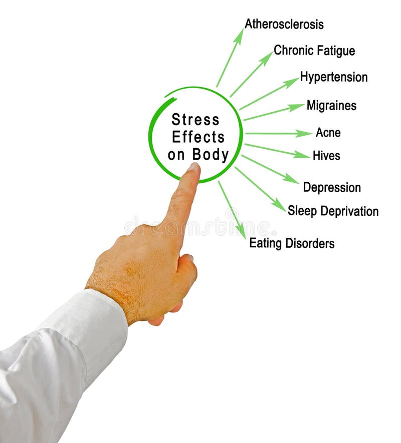 Stress Effects on Body stock image. Image of effects - 109242191