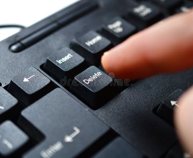 127 Finger Press Delete Button Stock Photos - Free & Royalty-Free Stock ...