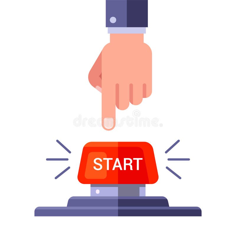 Red Start Button Stock Illustrations – 10,603 Red Start Button Stock ...