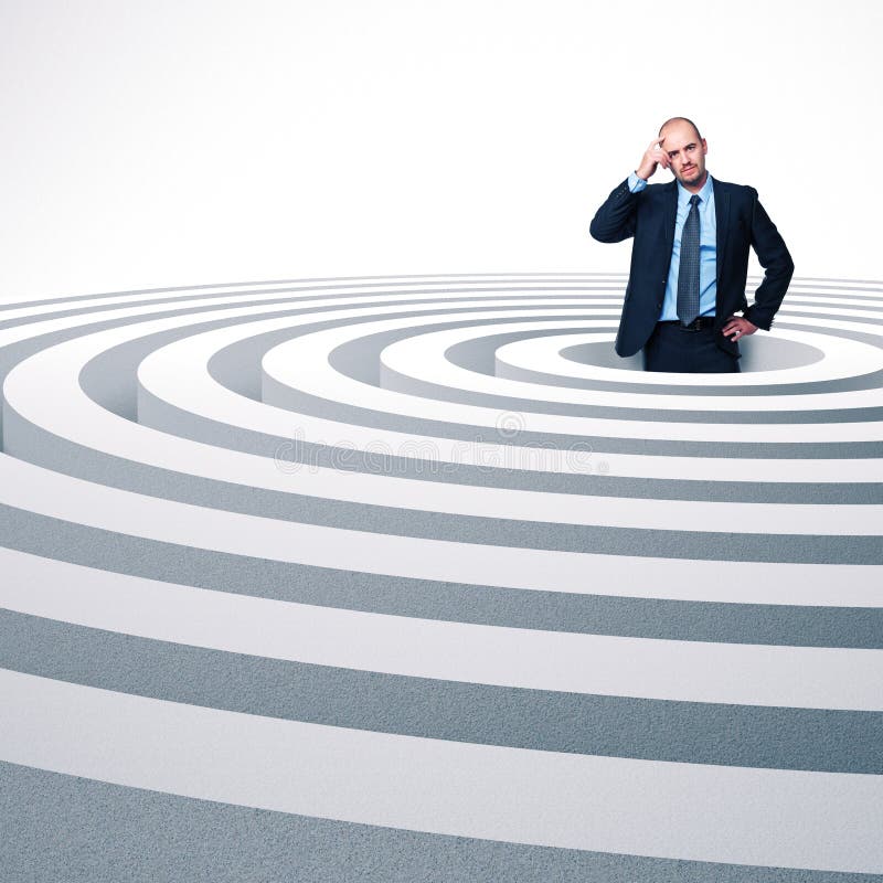 Man problem stock photo. Image of circle, portrait, mind - 31023960