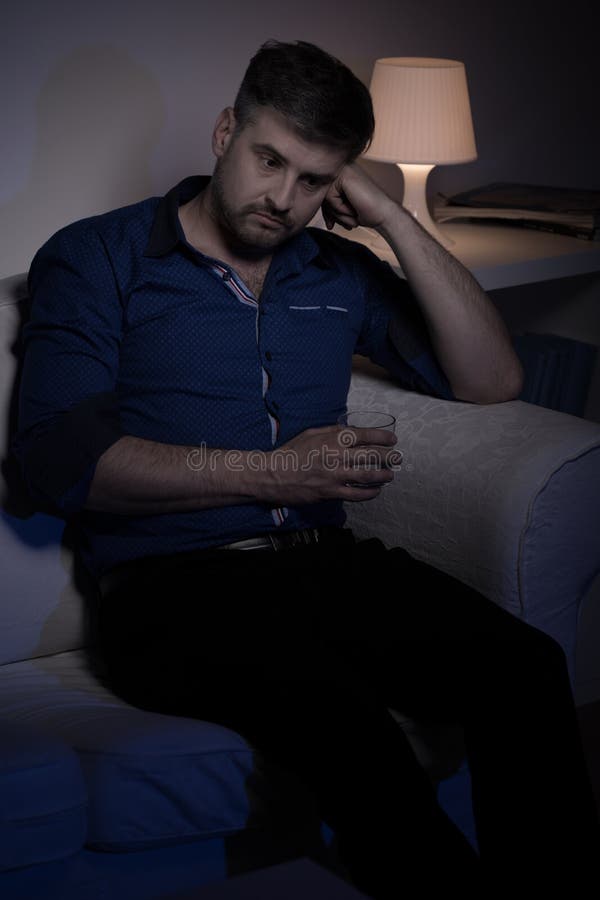 Man with problem stock image. Image of emotional, exhausted - 56377849