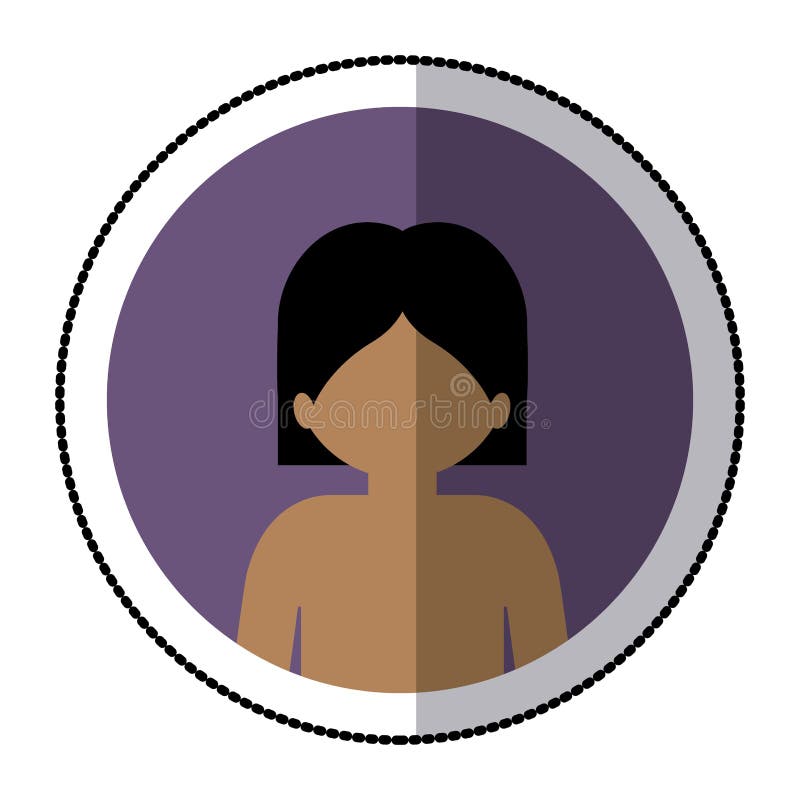 Man profile pictogram stock vector. Illustration of circle - 84588367