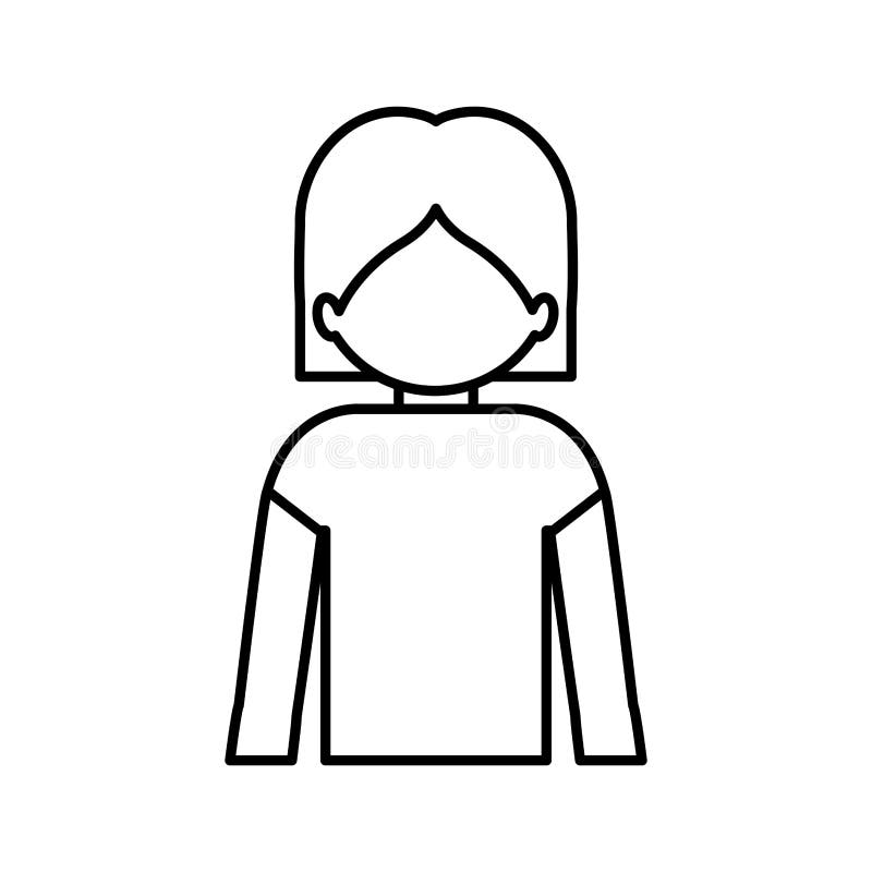 Man profile pictogram stock vector. Illustration of handsome - 84594616