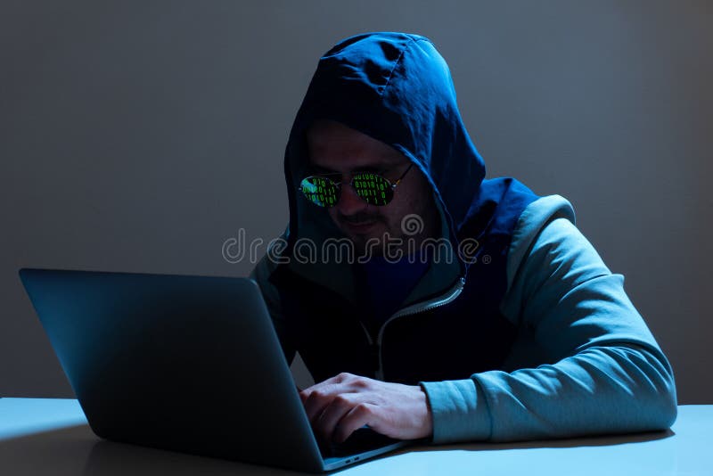 Man Programmer or Hacker Working on Laptop Stock Photo - Image of ... Man Programmer or Hacker Working on Laptop Stock Photo - Image of ...