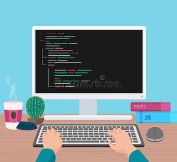 Computer Coding Stock Illustrations – 143,360 Computer Coding Stock ...