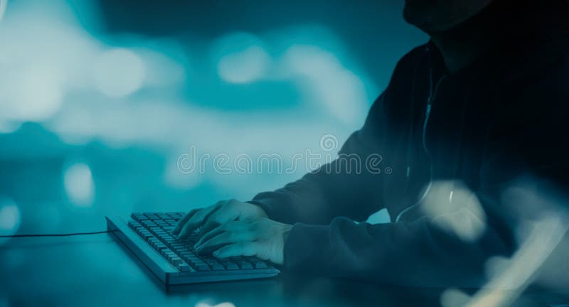 Man Programmer Working Stock Image Image Of Password 73046709