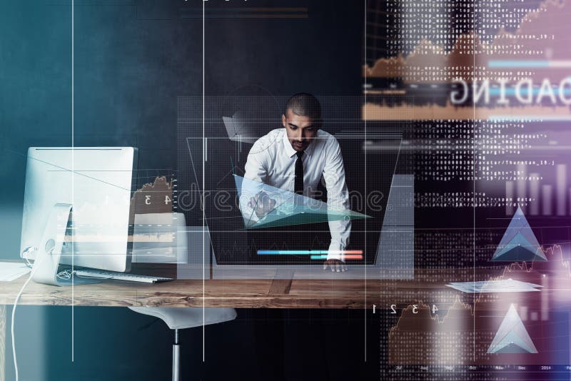 Digital Coding Hacker Woman And Computer Monitor For Cybersecurity