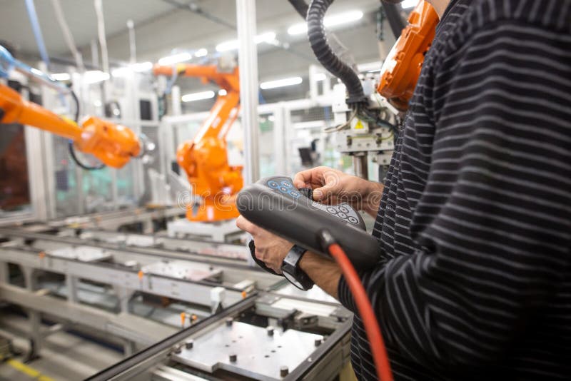 Industrial programmer stock photo. Image of checking - 45398266