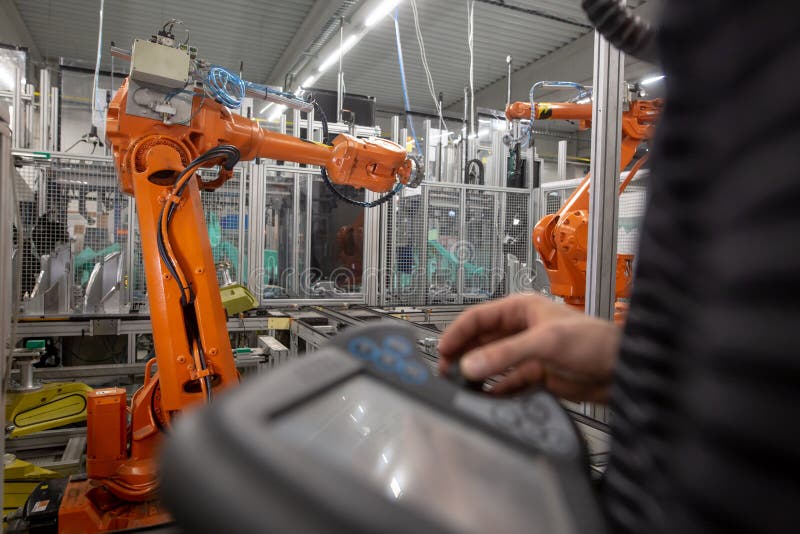 Industrial Programmer Checking Machine Stock Image - Image of ... Industrial Programmer Checking Machine Stock Image - Image of ...