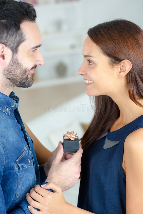 Man proposing his fiancee stock image. Image of pair - 148583749