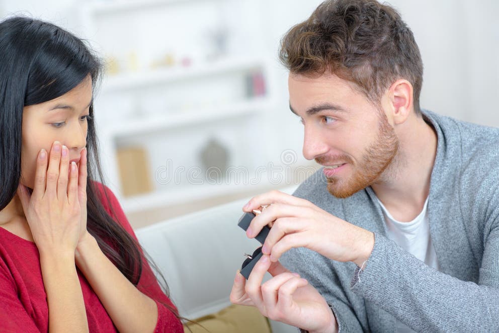 Man Proposing To Girlfriend Stock Image - Image of date, boyfriend ...