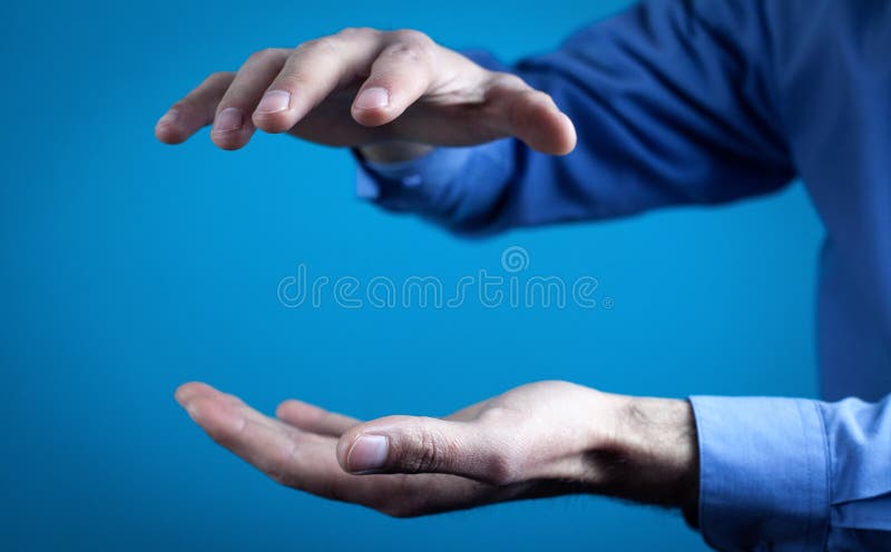 Protecting hands stock image. Image of businessman, close - 22042829