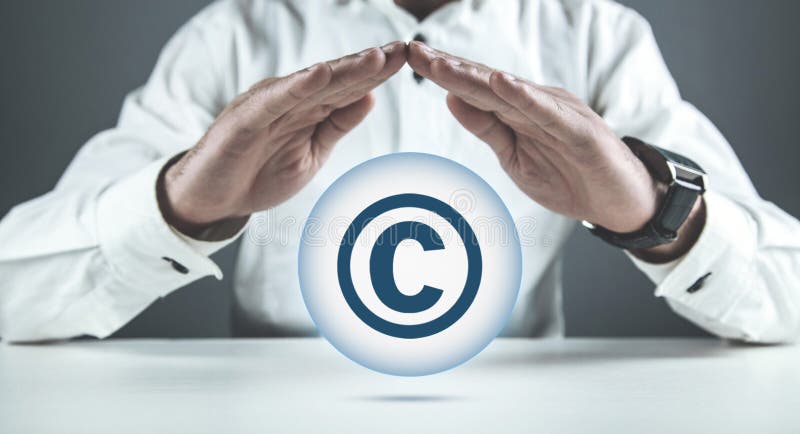 Man Protection Gesture. Copyright Stock Image - Image of protect, male ...