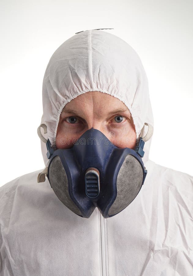Man in protective suit stock image. Image of hazard, radiation - 48843681