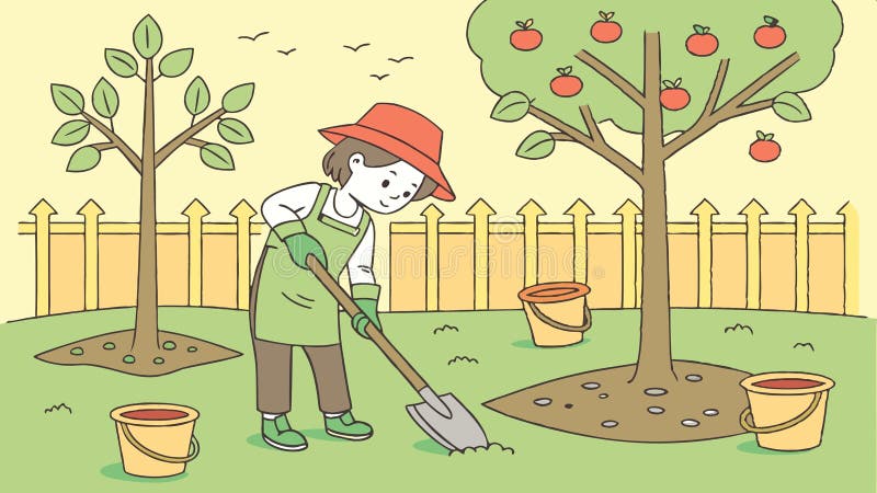 Orchard Maintenance Stock Illustrations – 157 Orchard Maintenance Stock ...