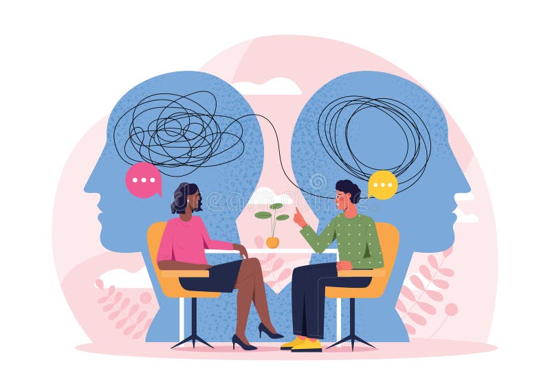 Therapist Client Untangle Stock Illustrations – 9 Therapist Client ...