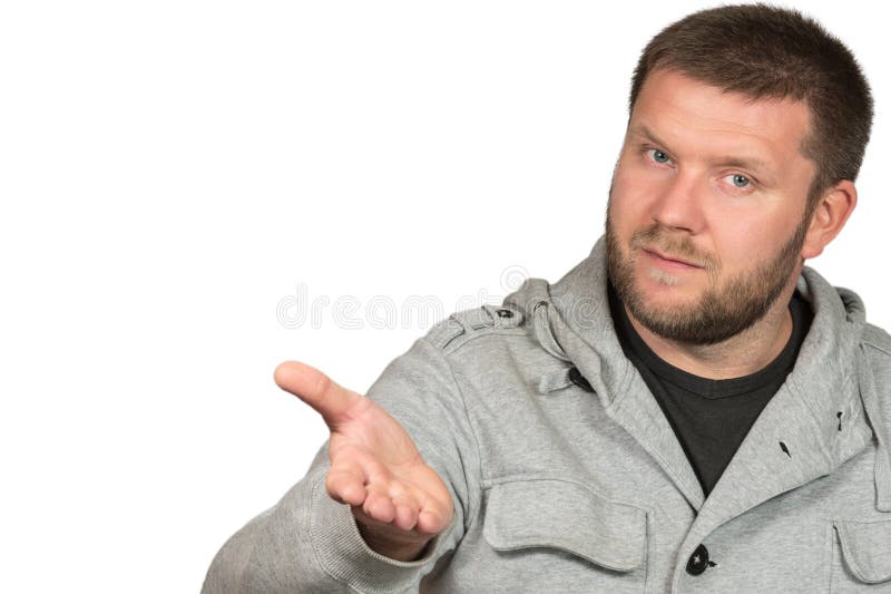 Man Pulled Open His Hand Forward Stock Photos - Free & Royalty-Free ...