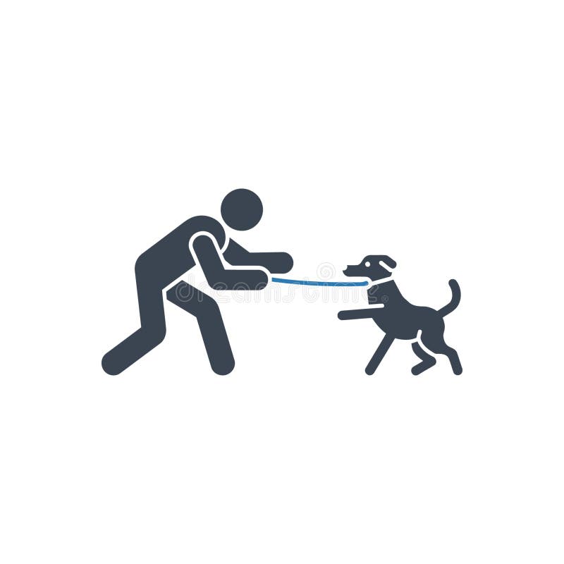 Dog Pulling Leash Stock Illustrations – 110 Dog Pulling Leash Stock ...